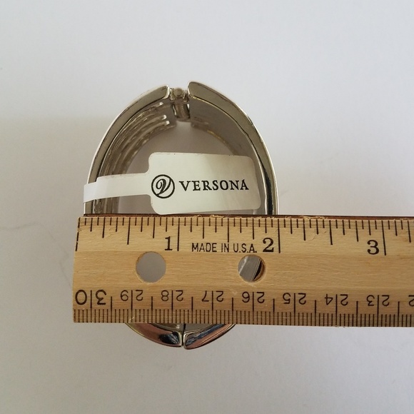 Versona | Jewelry | Silver Tone Versona Hinge Bracelet | Poshmark
